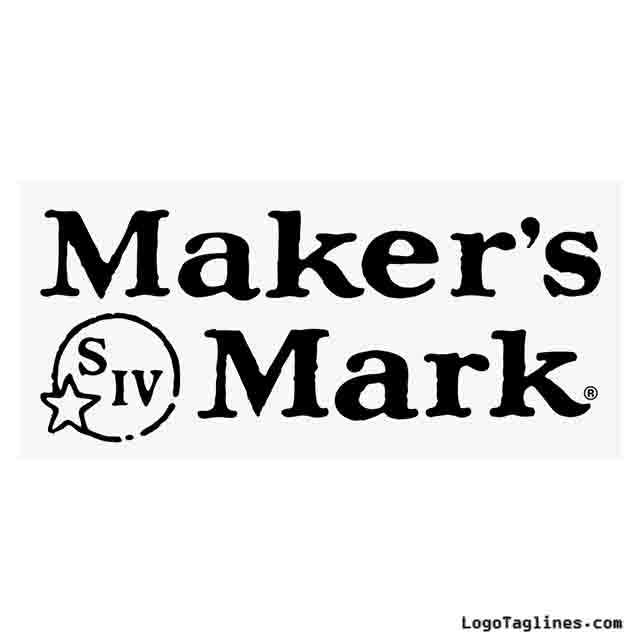 Maker's Mark Logo and Tagline - Slogan