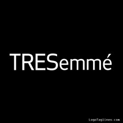 TRESemmé Logo and Tagline