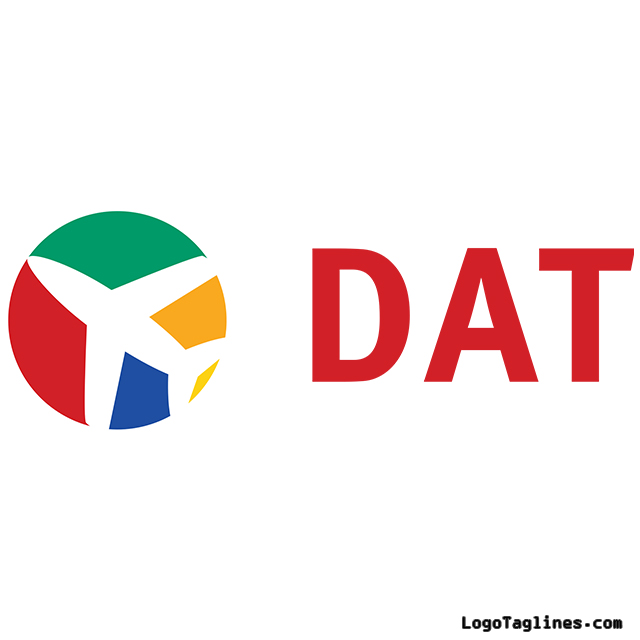 DAT (airline) Logo and Tagline - Slogan