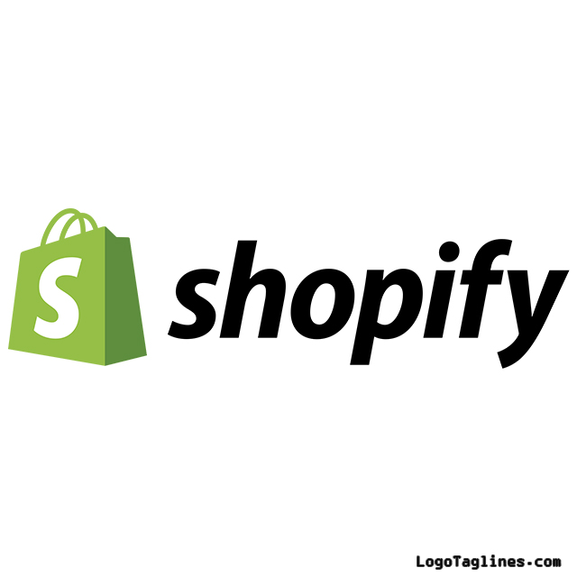 Shopify Logo and Tagline - Slogan - Founder